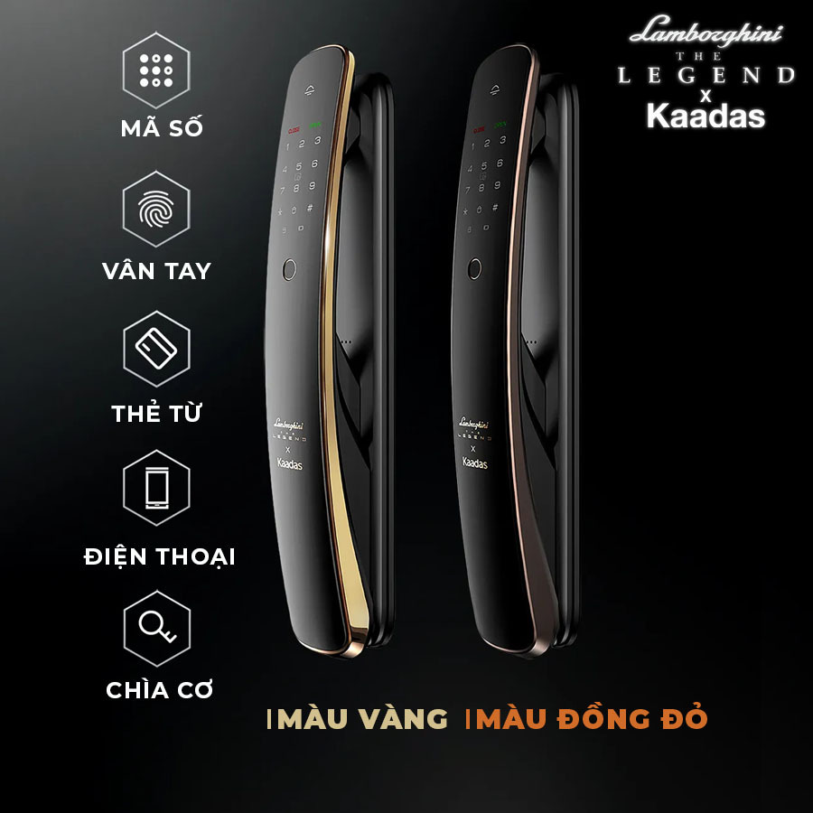 Khóa vân tay Kaadas Lamborghini Face 3D